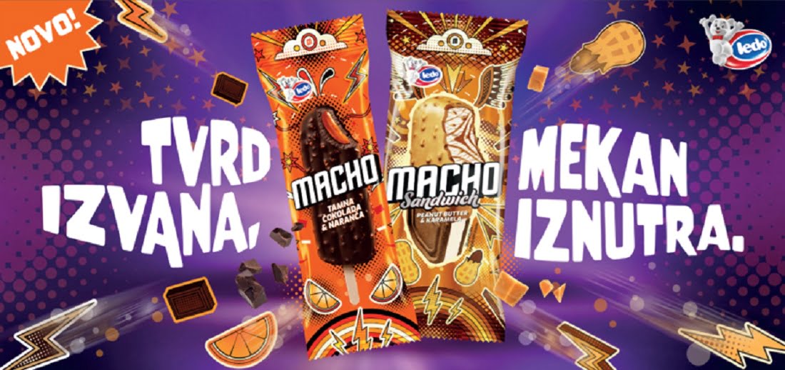 Macho, sladoled sa stavom, stigao u novim okusima i s novom porukom ...